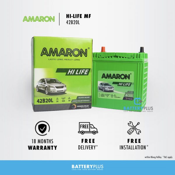 38B20L NS40ZL Amaron GO MF - Batteryplus - Car Battery
