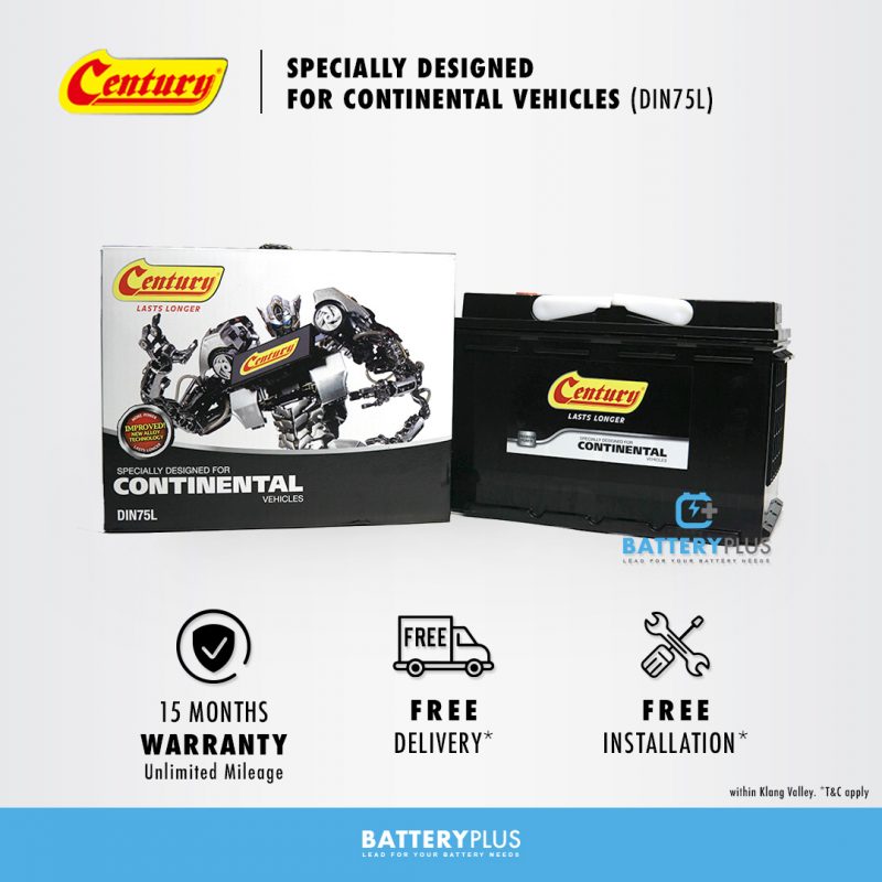 90D26L NS70L Century Continental (SDFC) MF - BatteryPlus MY