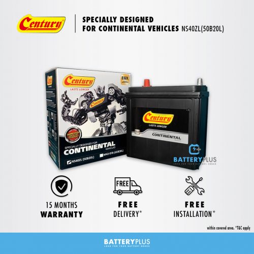 90D26L NS70L Century Continental (SDFC) MF - Mount Everest Battery Sdn Bhd