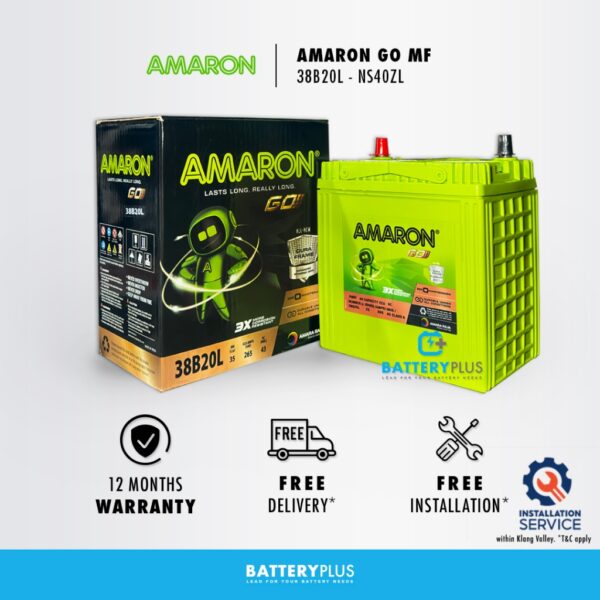 38B20L NS40ZL Amaron GO MF - Batteryplus MY